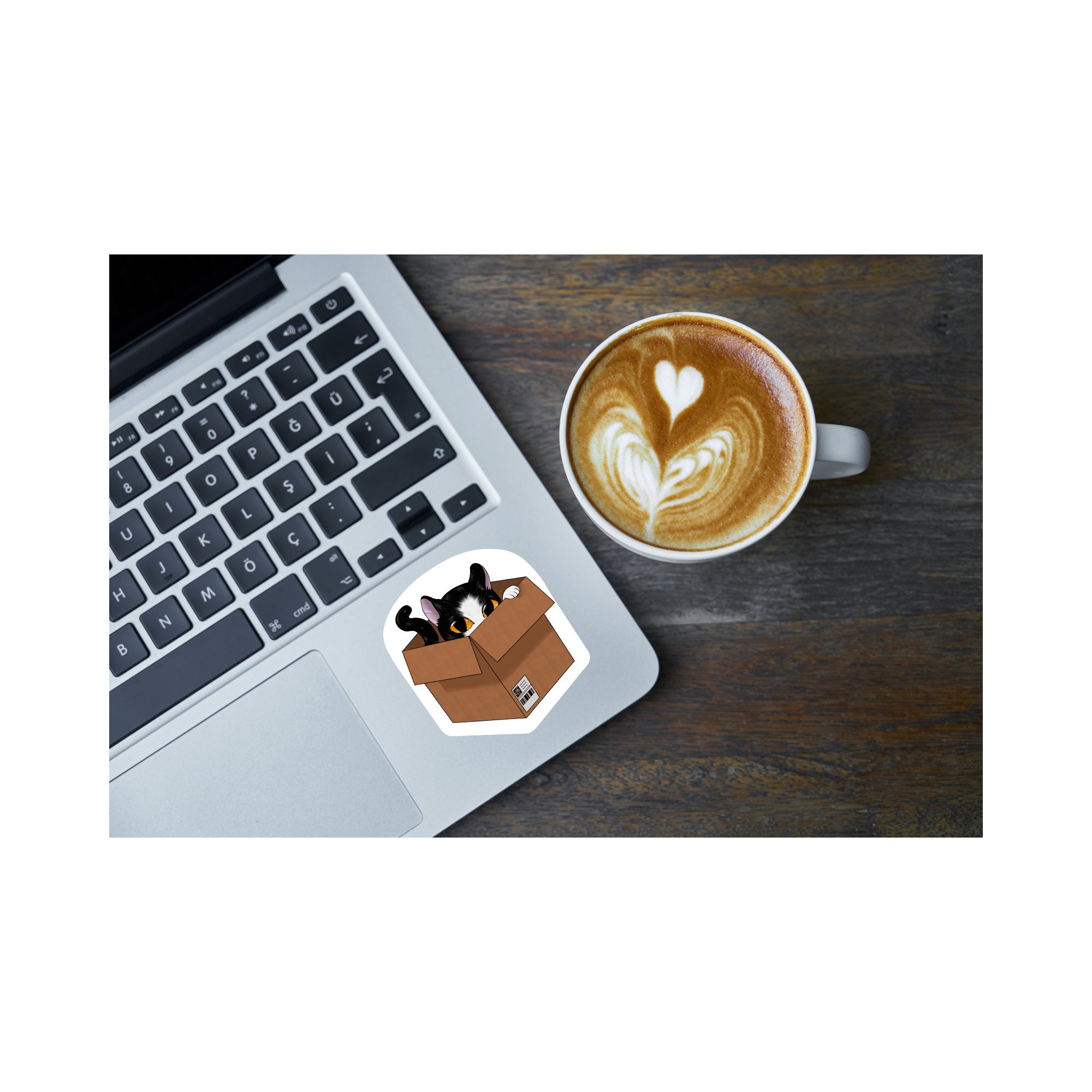 Cat in Hiding Sticker Digital Download - Etsy