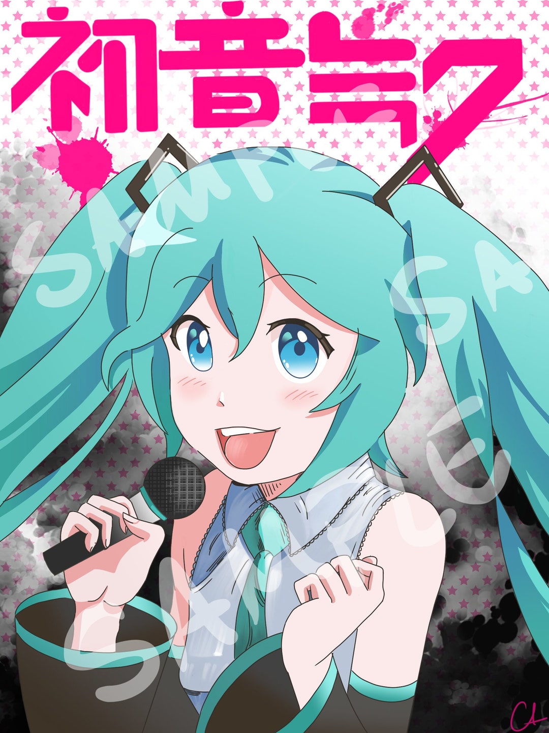 Hatsune Miku Downloadable Print - Etsy