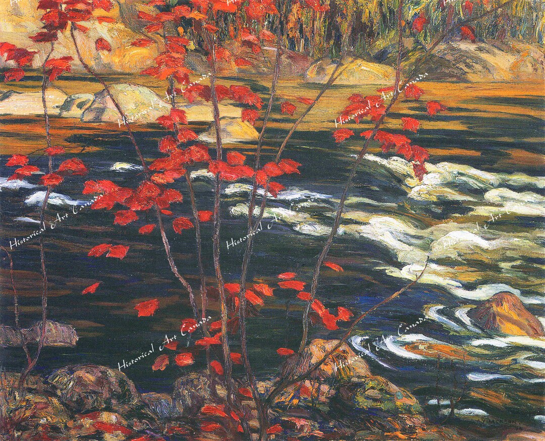 A.Y. Jackson - the Red Maple - Etsy Canada