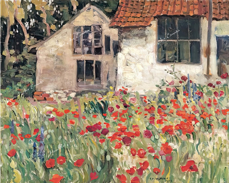 A.Y. Jackson - Studio at Etaples - Etsy Canada