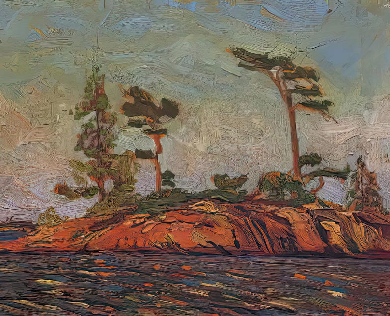 Tom Thomson - Island, Split Rock Group, Georgian Bay - Paper Only - Etsy