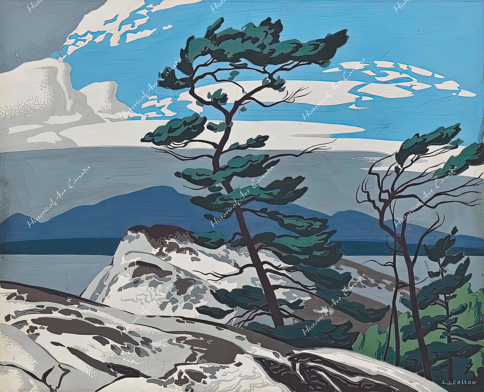 A.J. Casson - White Pine, 1948 - Etsy Canada