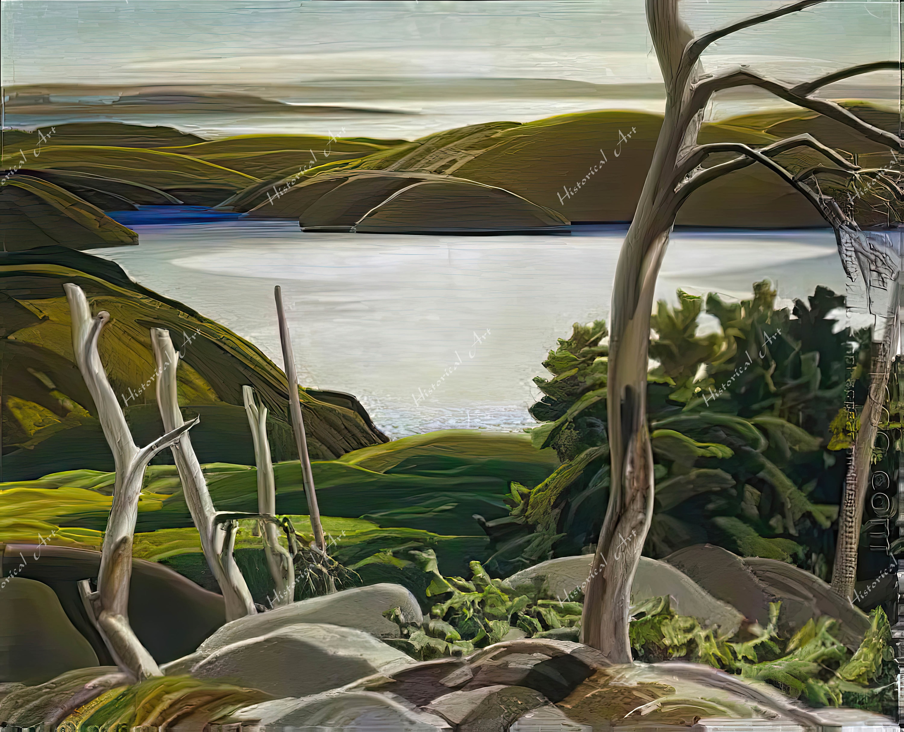 Franklin Carmichael Frood Lake - Etsy