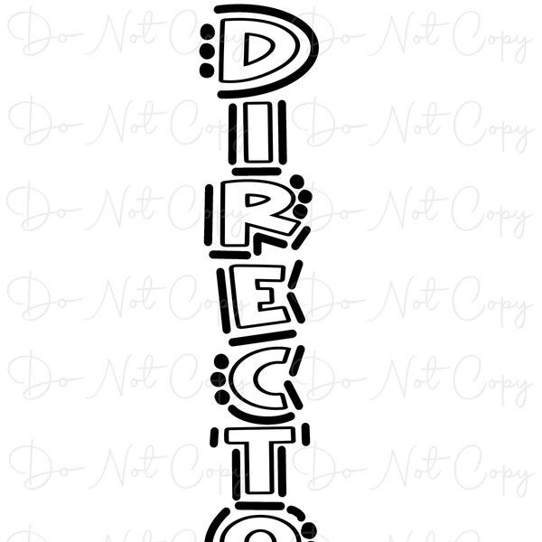 Director Word Svg - Etsy