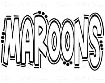 AGGIES Doodle Letters Transparent Background Sublimation PNG and SVG ...