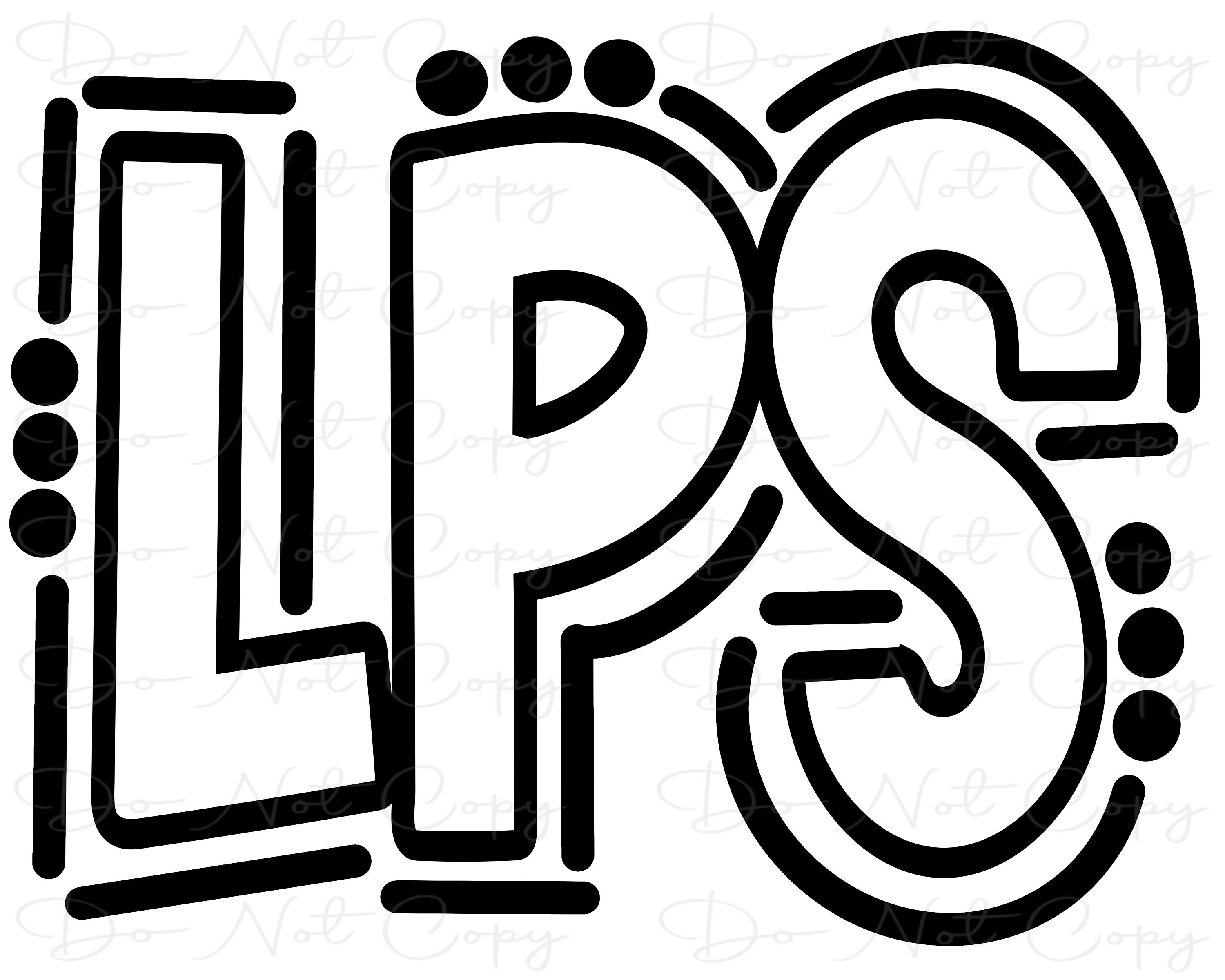 LPS Doodle Word Sublimación PNG y SVG Obra de arte - Etsy México