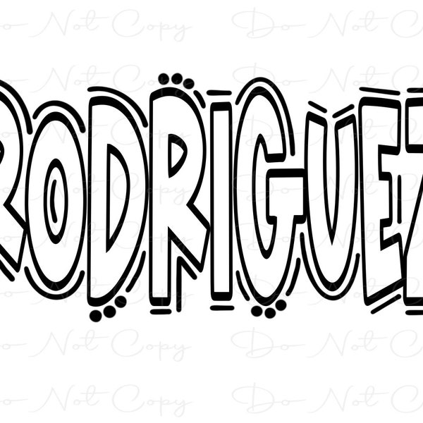 Rodriguez Svg - Etsy