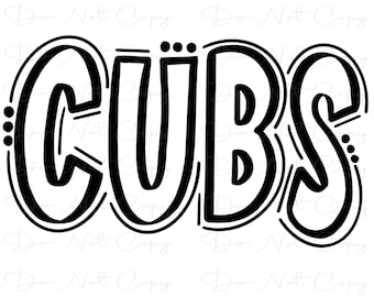 TEACHER - Doodle Letters Transparent Background - Sublimation PNG and ...