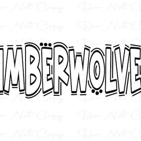 Timberwolves Svg - Etsy