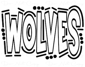 TOROS Doodle Letters Transparent Background Sublimation PNG and SVG ...