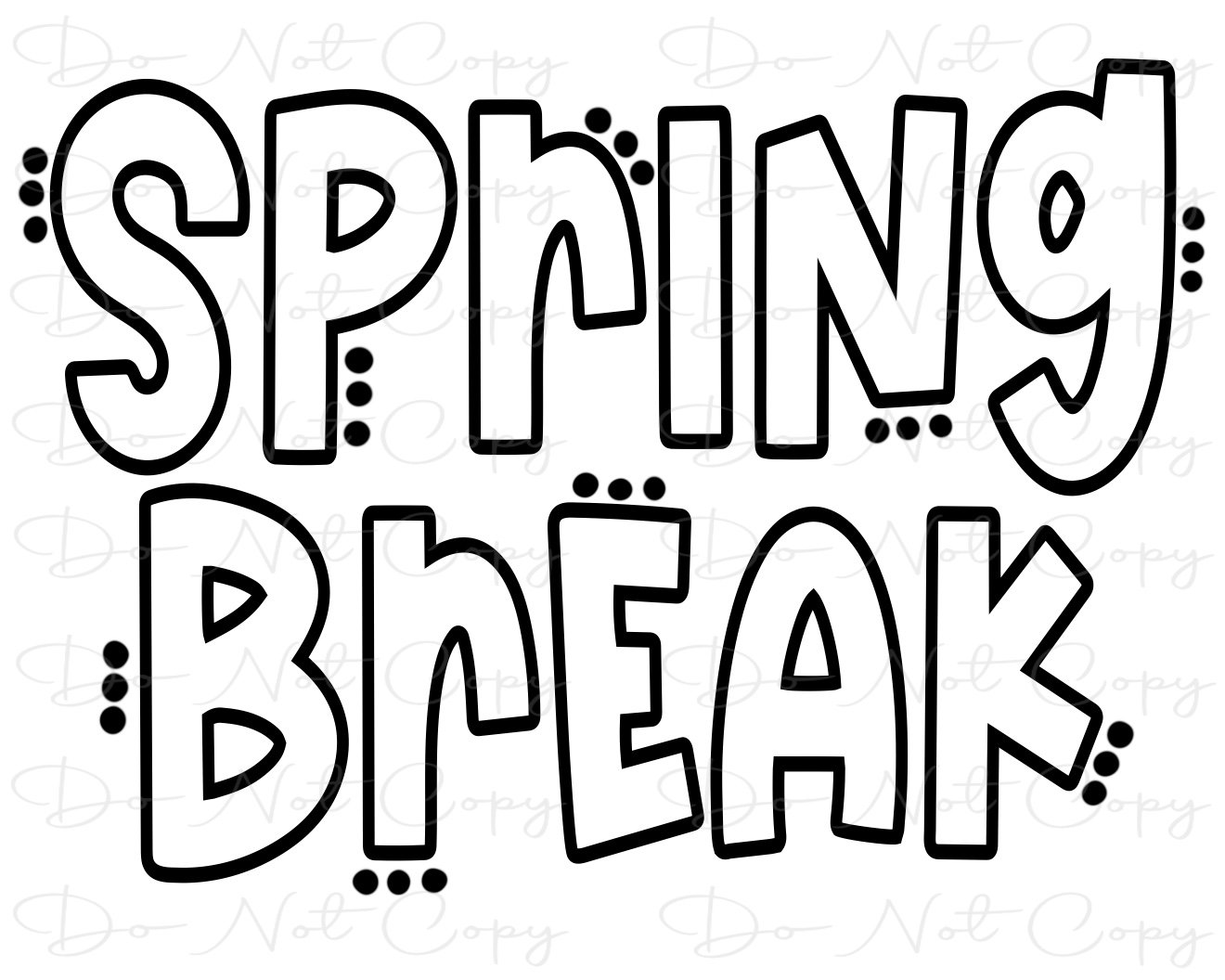 Spring Break Clip Art