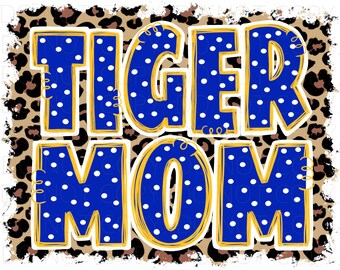 Tiger Mom Doodle Letters School Spirit Sublimation PNG - Etsy