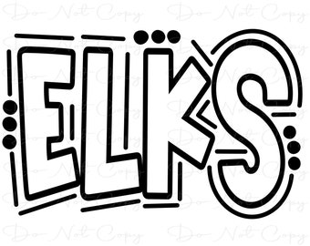 LINCOLN Doodle Letters Transparent Background Sublimation PNG and SVG ...