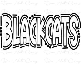 Blue Devils Doodle Letters Transparent Background Sublimation PNG and ...