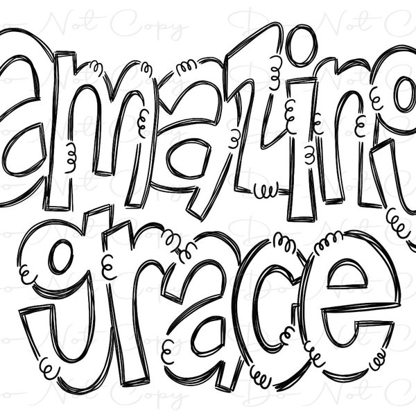 Amazing Grace Print - Etsy