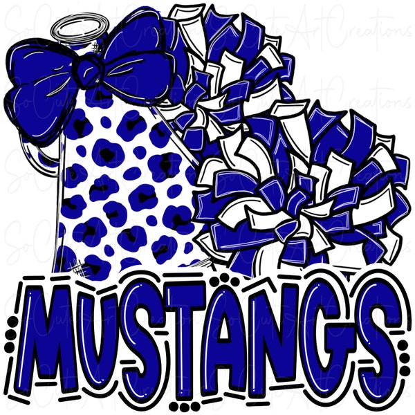 Mustang Cheer - Etsy