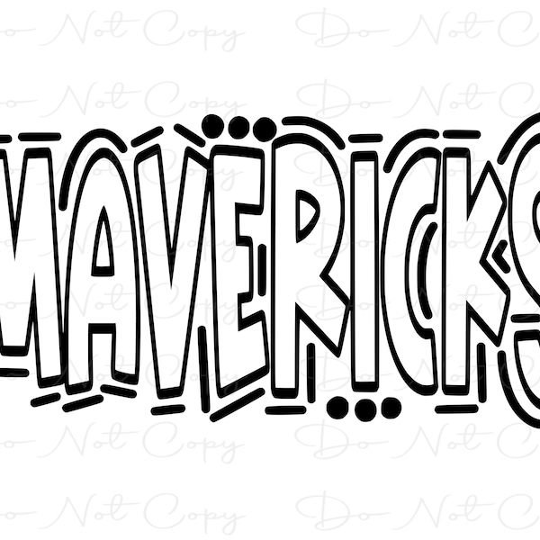 Maverick Letters - Etsy