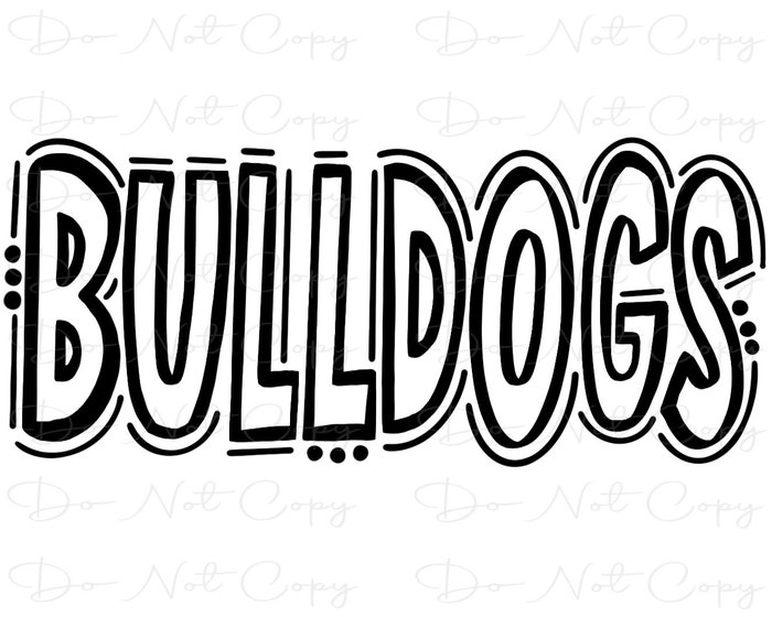 Bulldog Font - Etsy
