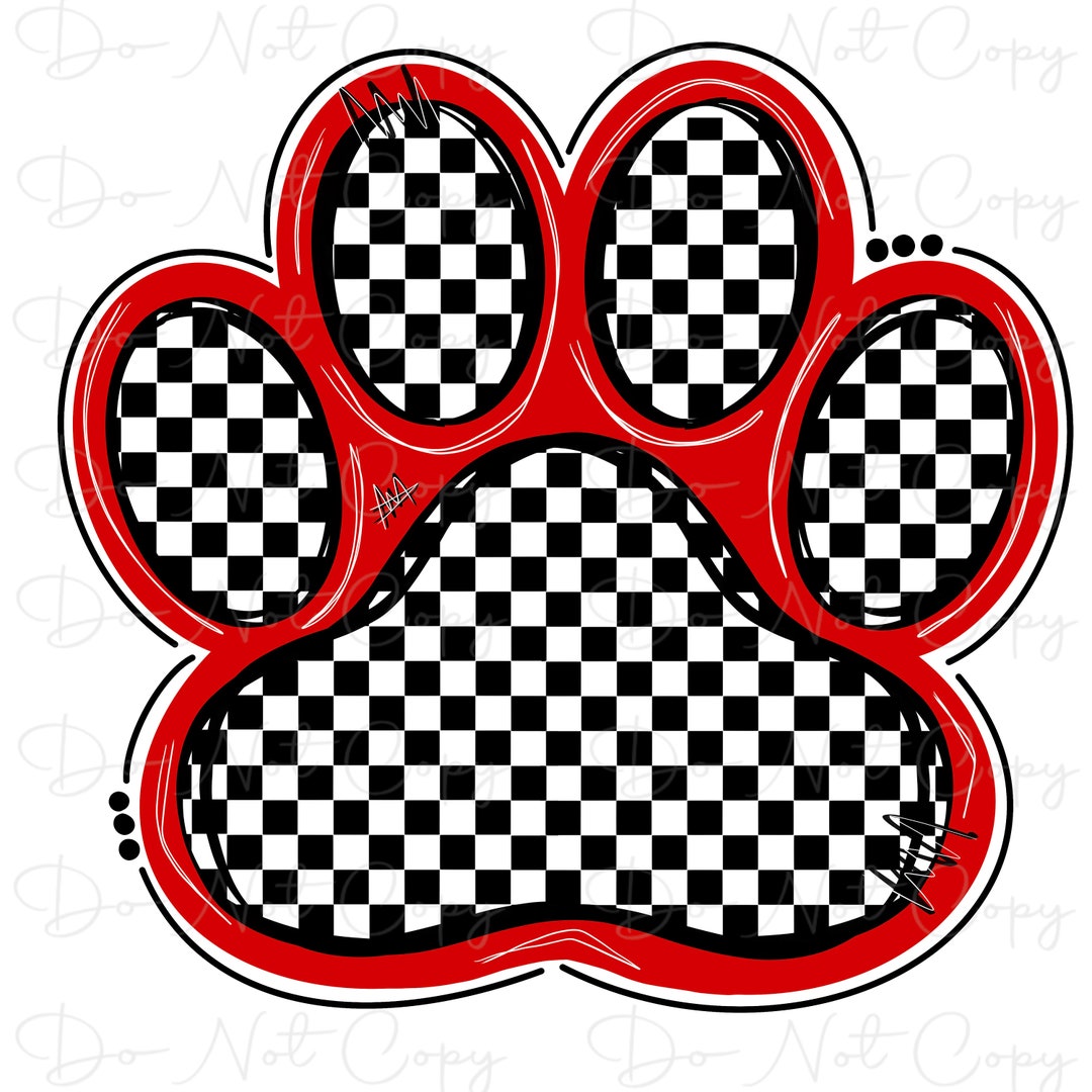 Red Print Paw Pack