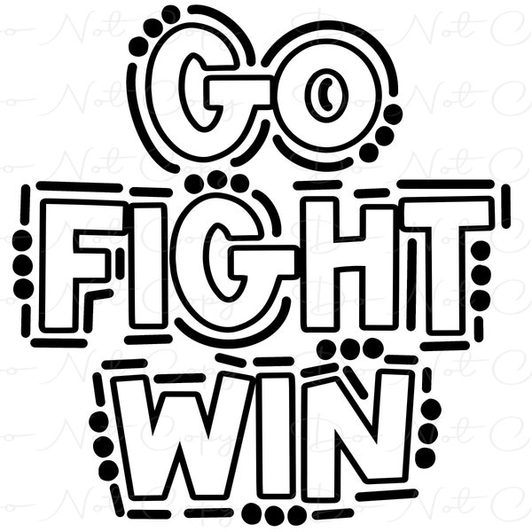 Go Fight Win - Etsy