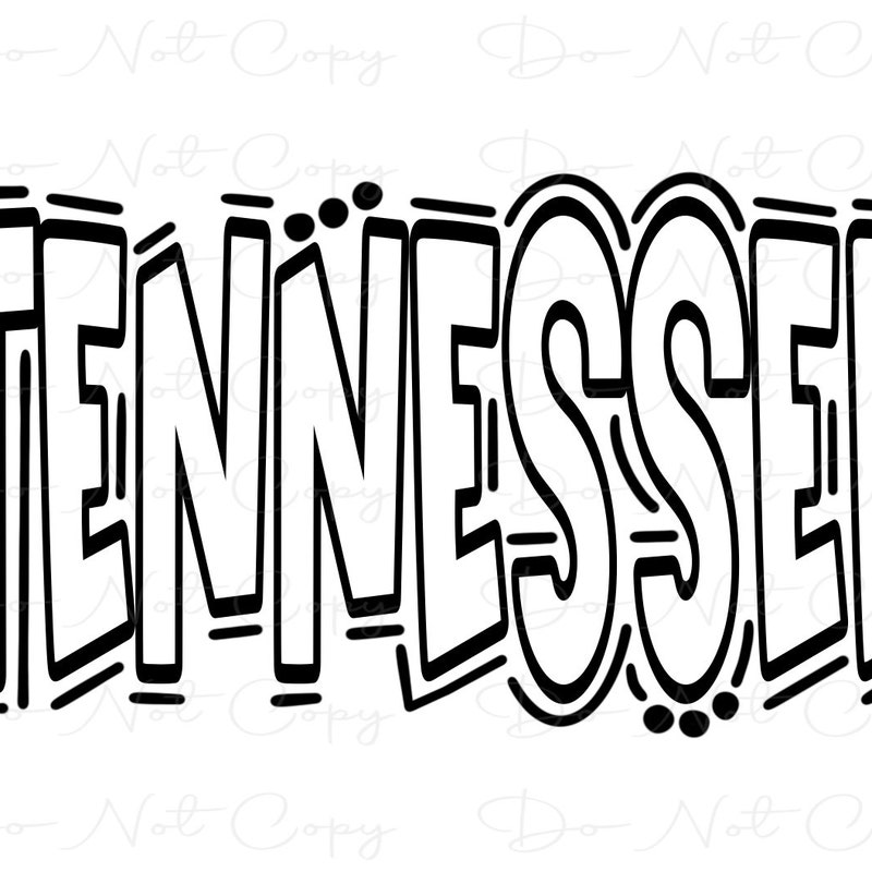 Tennessee Letters Png - Etsy