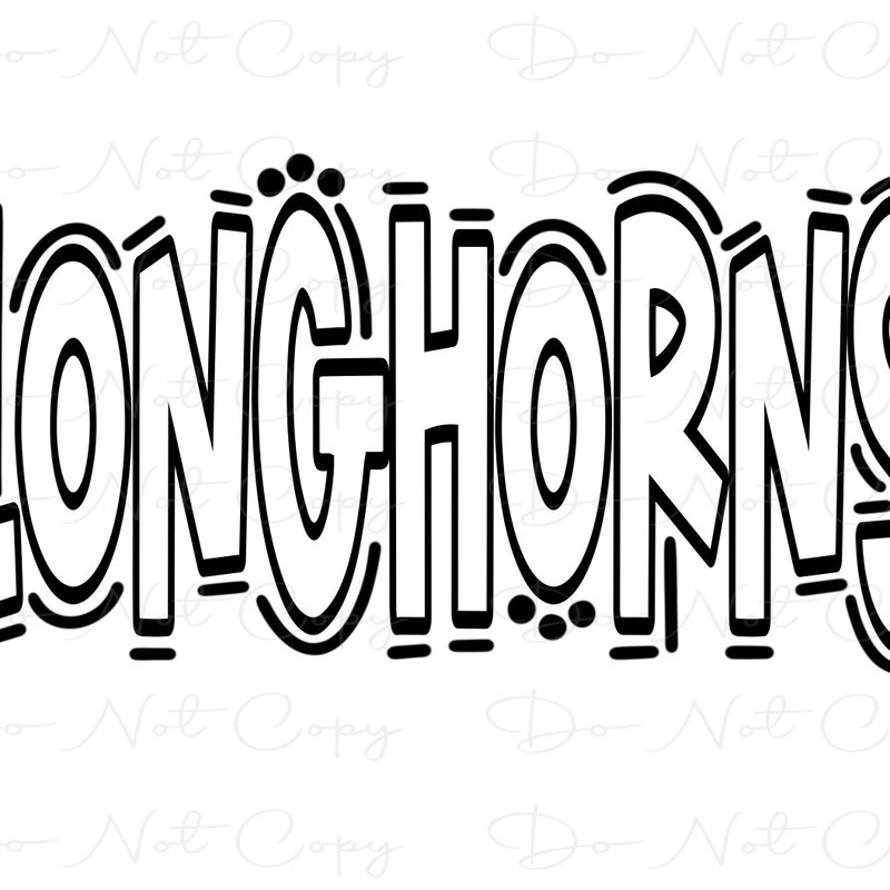 Longhorn Svg - Etsy