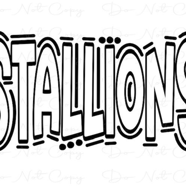 Stallion Svg - Etsy