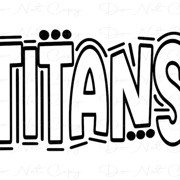 Titan Letters - Etsy