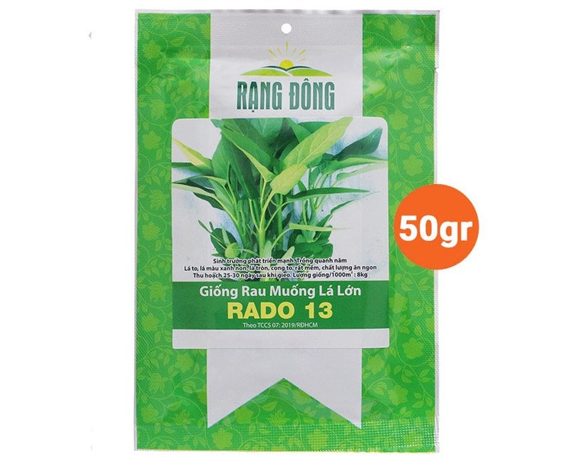 1000+ Water Spinach Seeds – Rau Muong La Lon Rado 13 – Kangkong Ong ...