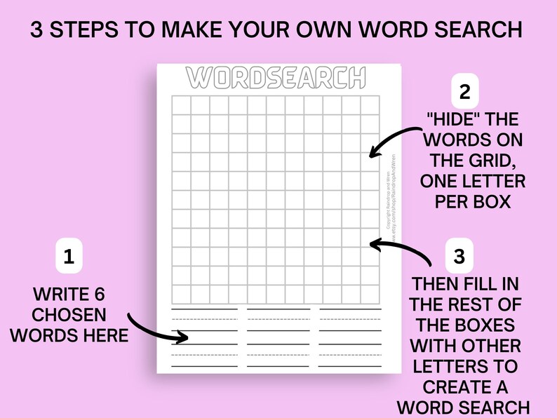 Handwriting Activity for Kids Handwriting Practice Word Search Template ...