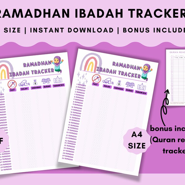 Ibadah Chart - Etsy