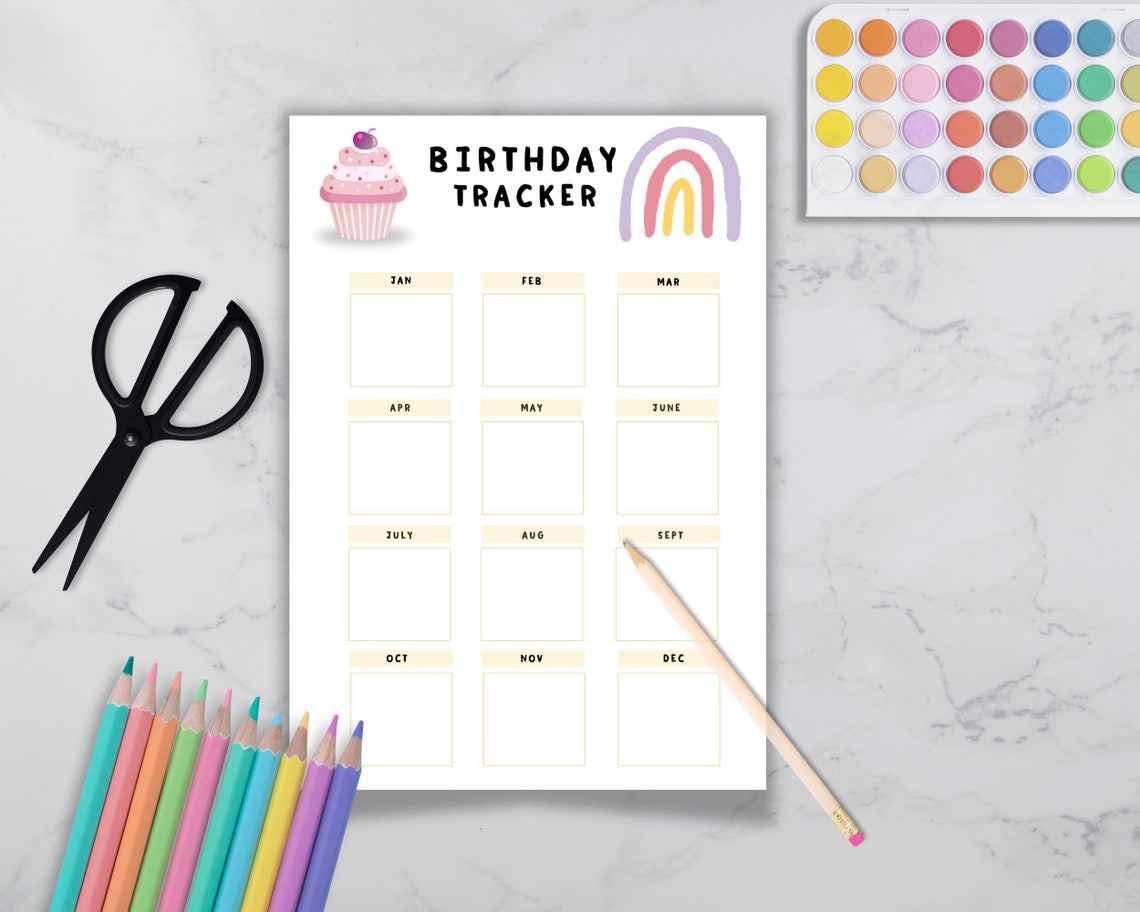 Printable Rainbow Planner Extra Pages BONUS: 2023 Calendar Kids ...