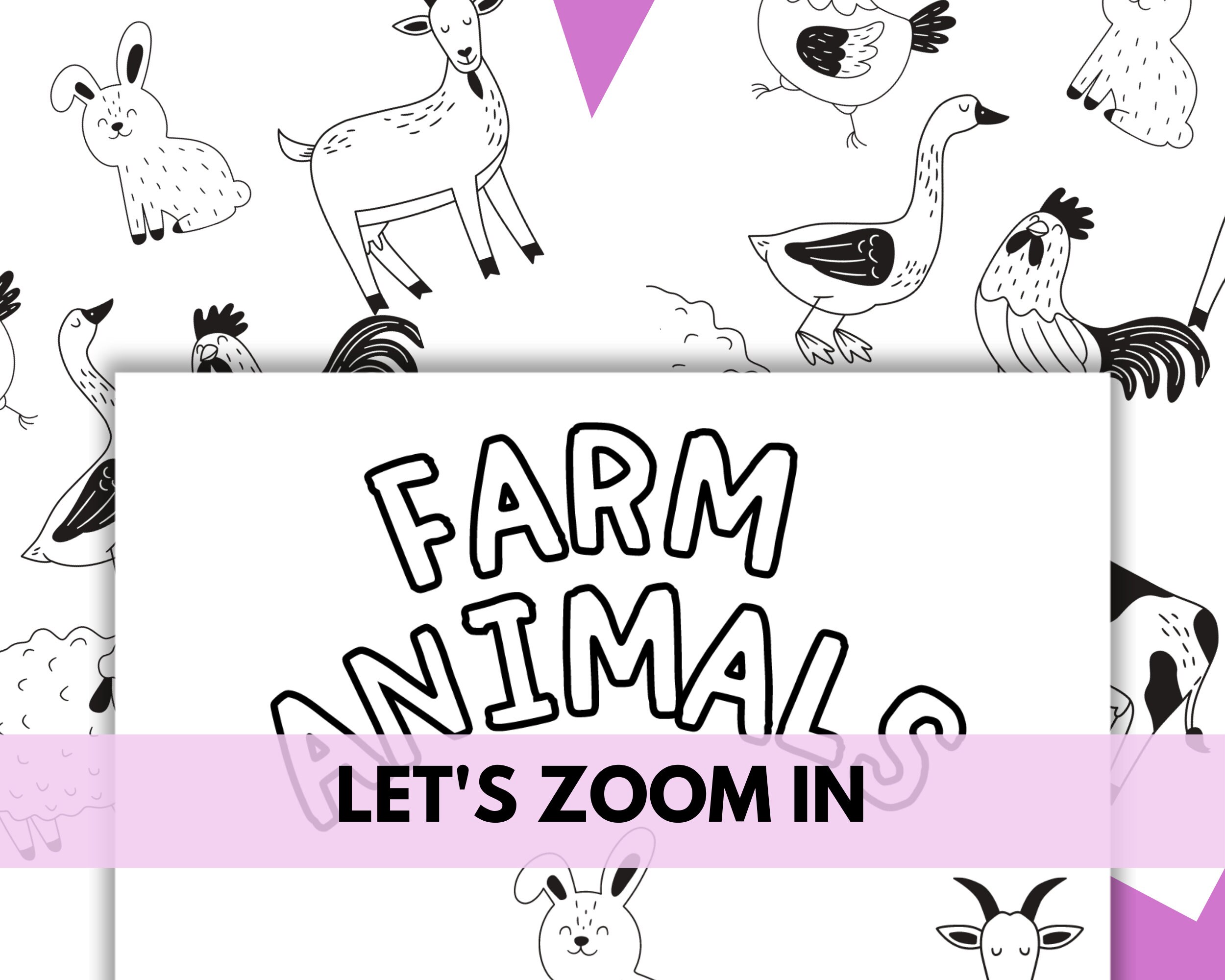 Printable Coloring Page Farm Animal Farm Animal Pages, Print Coloring ...