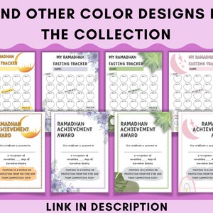 Printable Kids Ramadan Fasting Tracker Planning Ramadan Muslim Daily ...