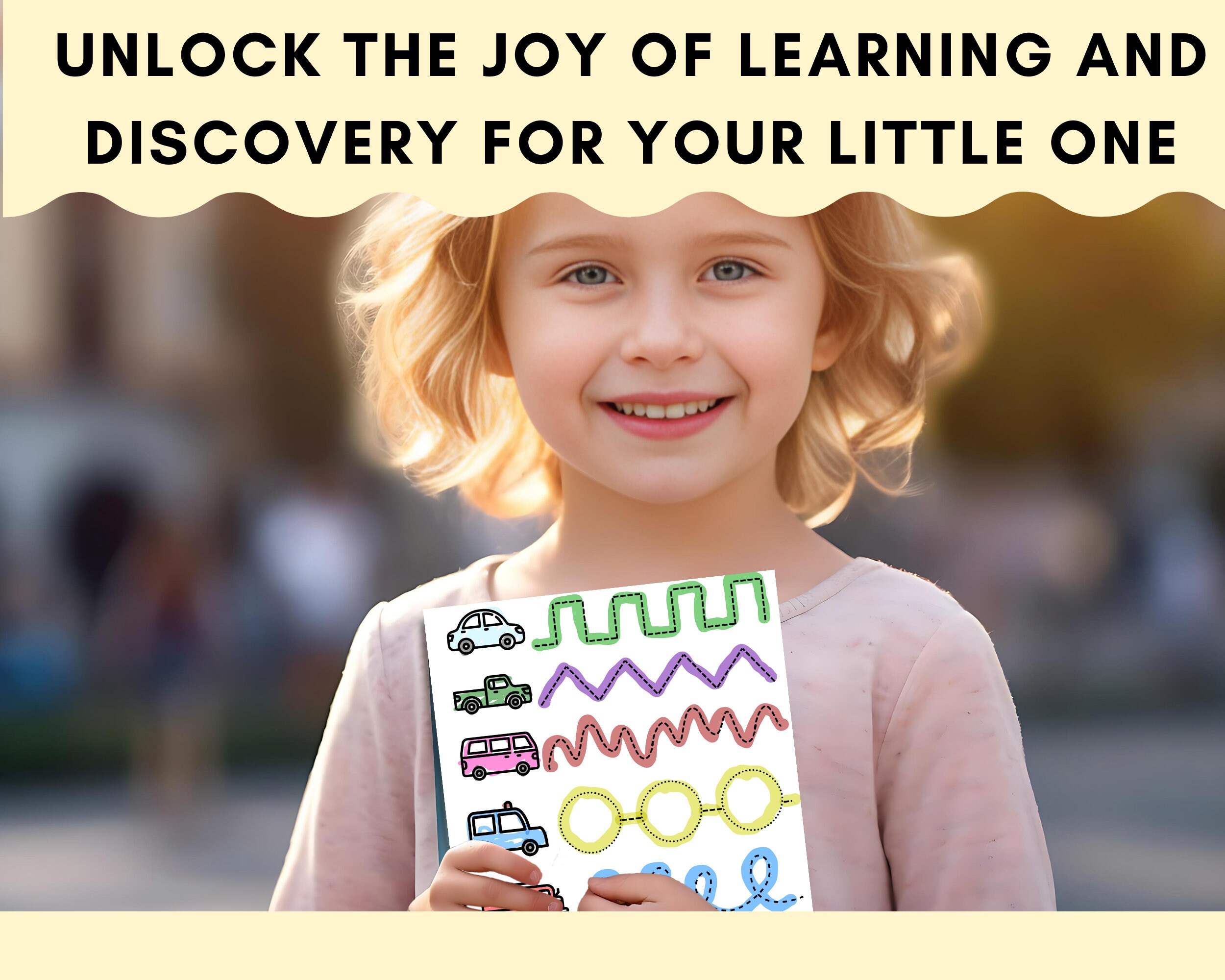 Printable Line Tracing Worksheet Kids Handwriting Exercise Printable ...