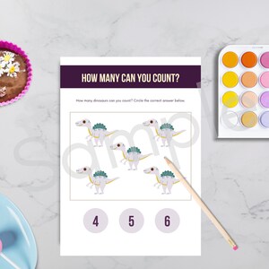 Printable Counting Workbook for Kids Math Number Count Exercise ...