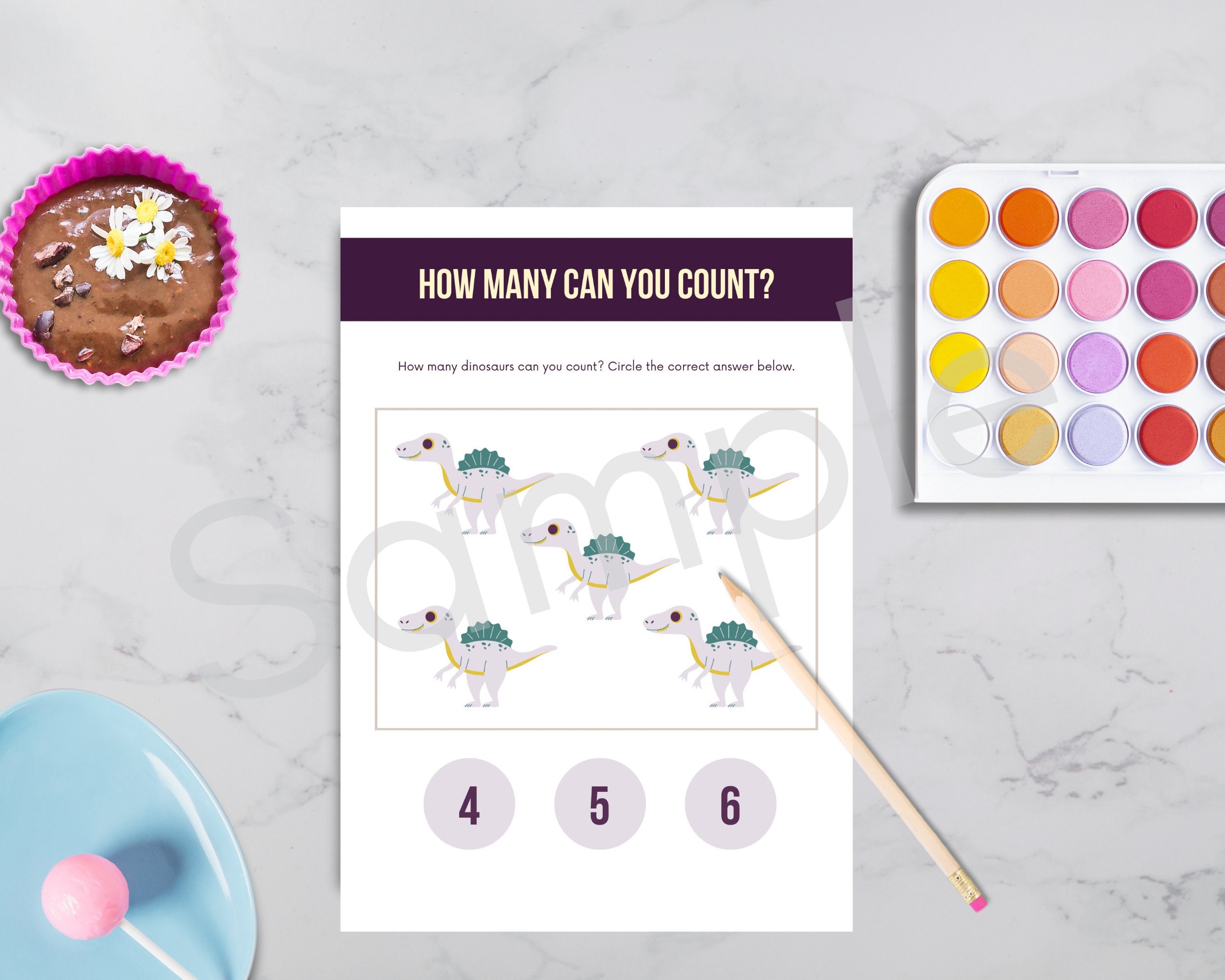 Printable Counting Workbook for Kids Math Number Count Exercise ...