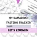 Kids Ramadan Fasting Tracker, Activity Planning, Goal Printable (PDF ...