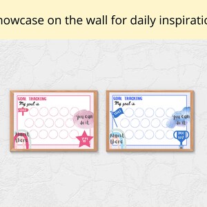 Printable Kids Goal Tracking Planner Ideas for Children Goal Tracking ...