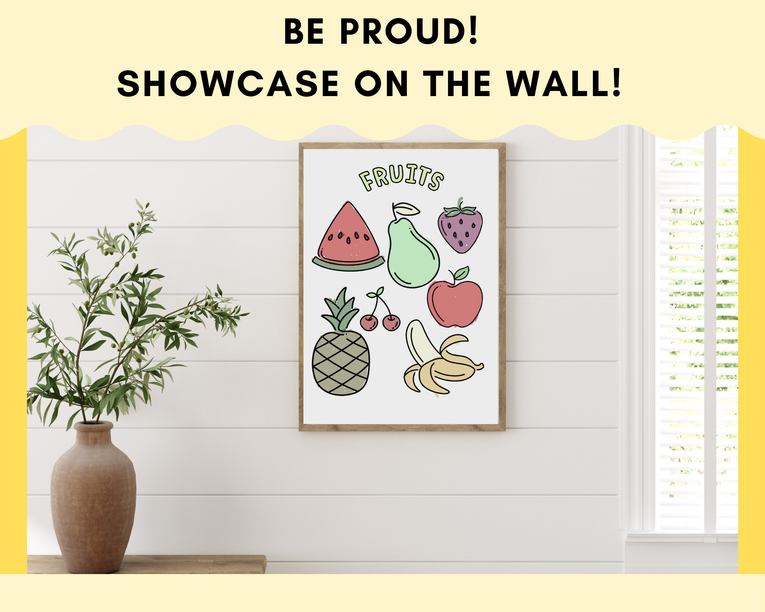 Printable Coloring Page Fruits Coloring Sheet for Kids Activity Ideas ...