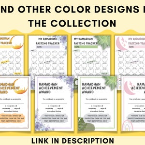 Printable Kids Ramadan Fasting Tracker Planning Ramadan Muslim Daily ...