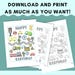 Printable Vehicle Themed Birthday Party Coloring Page for Kids ...