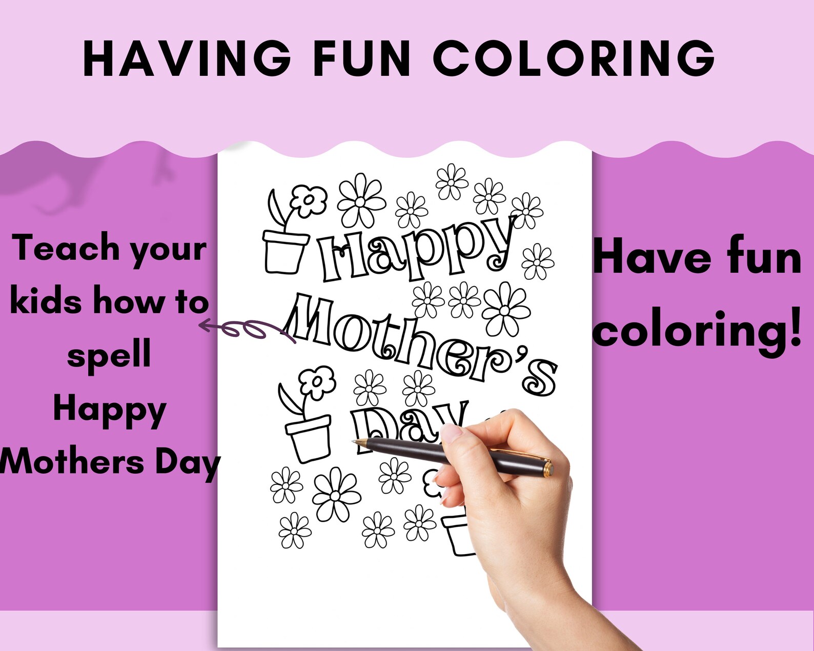Printable Coloring Mothers Day Mother Day Coloring, Moms Coloring ...