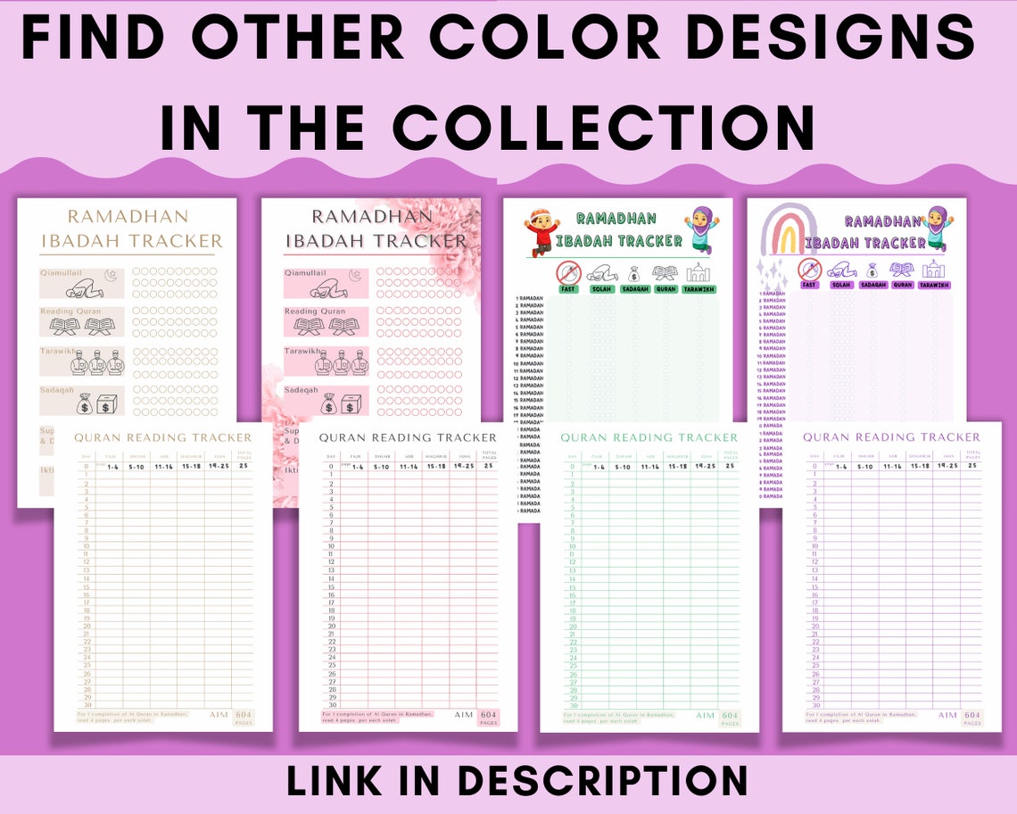 Printable Kids Ramadan Ibadah Tracker for Kids Activity Ramadan ...