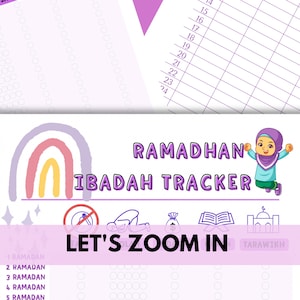Printable Kids Ramadan Ibadah Tracker for Kids Activity Ramadan ...