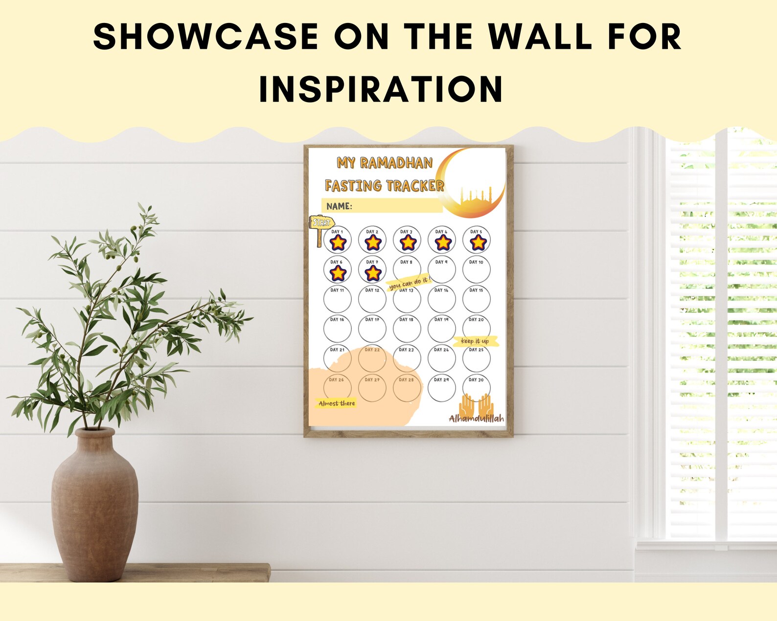 Printable Kids Ramadan Fasting Tracker Planning Ramadan Muslim Daily ...