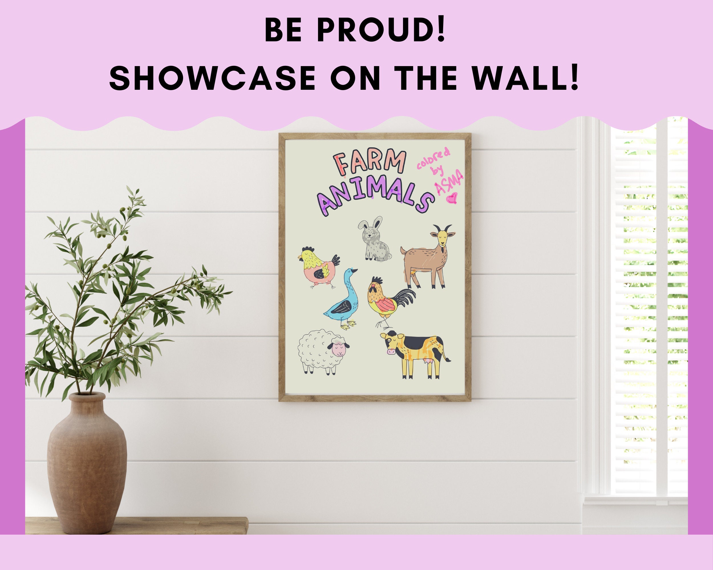 Printable Coloring Page Farm Animal Farm Animal Pages, Print Coloring ...