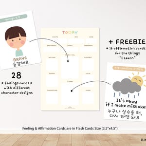 Bilingual Korean Daily Morning Board | Circle Time Board | Toddler ...