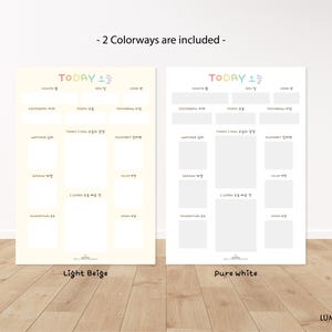 Bilingual Korean Daily Morning Board | Circle Time Board | Toddler ...