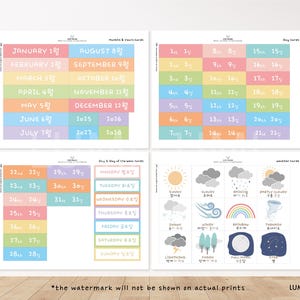 Bilingual Korean Daily Morning Board | Circle Time Board | Toddler ...